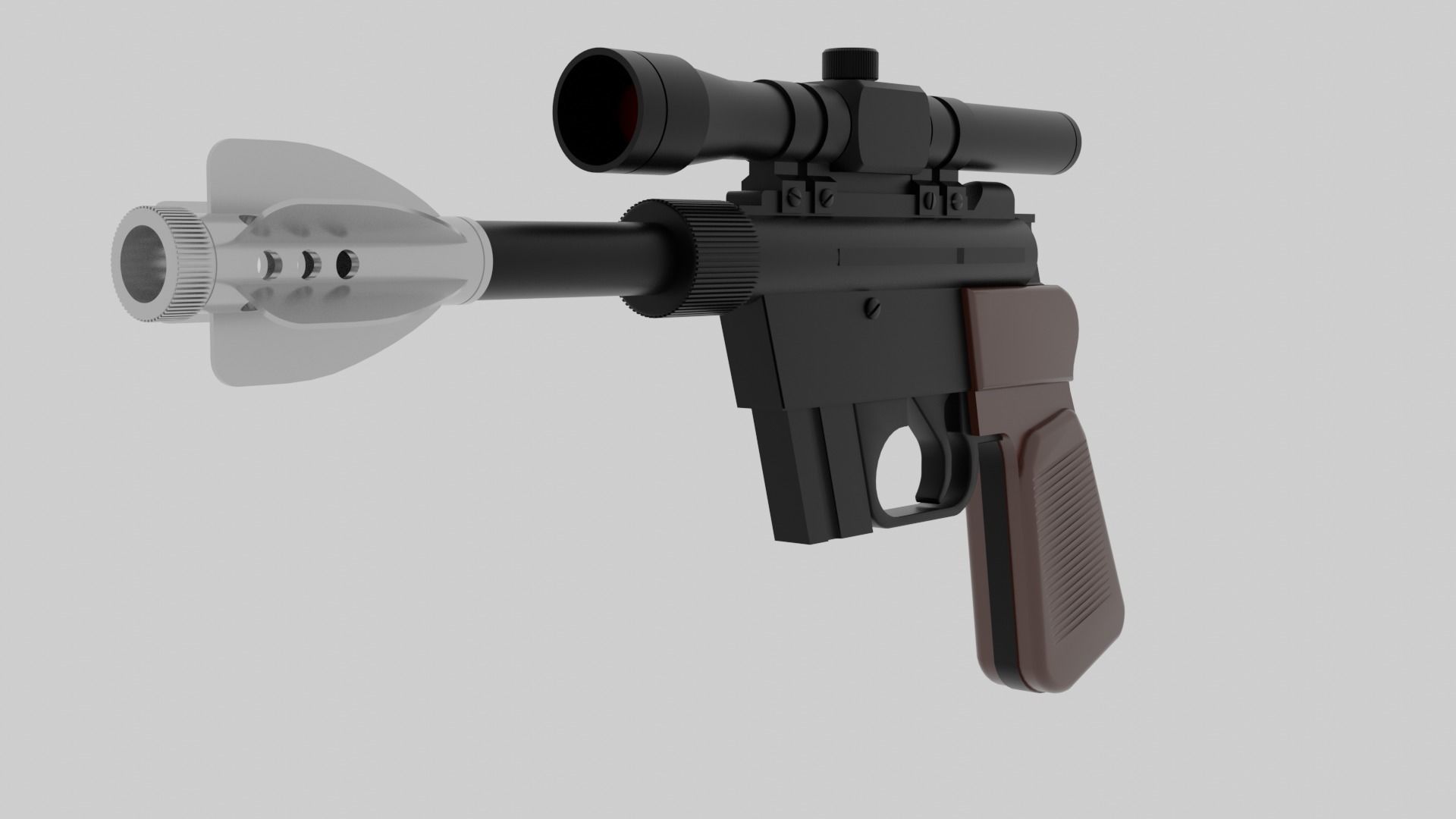 DL-21 B star wars gun 3D model | CGTrader