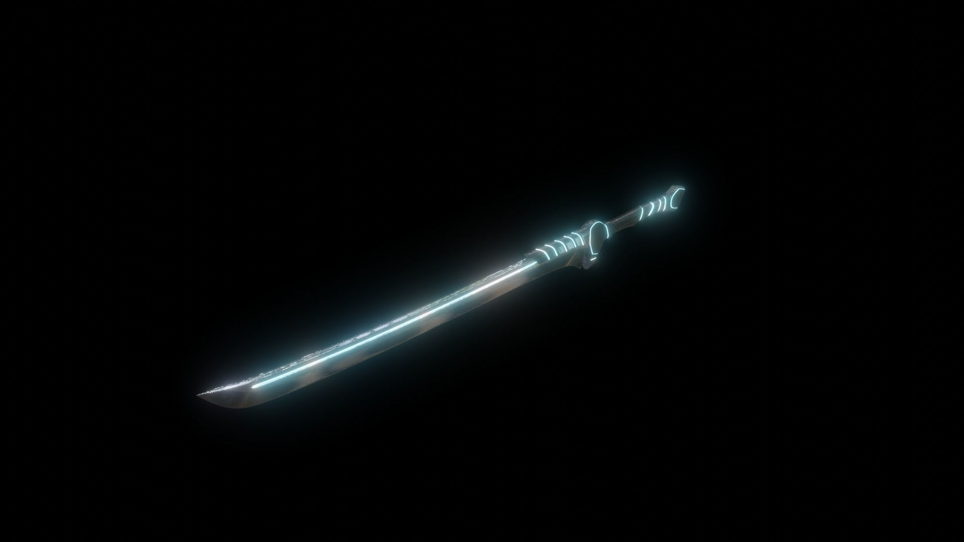 luminous sword 3D model | CGTrader