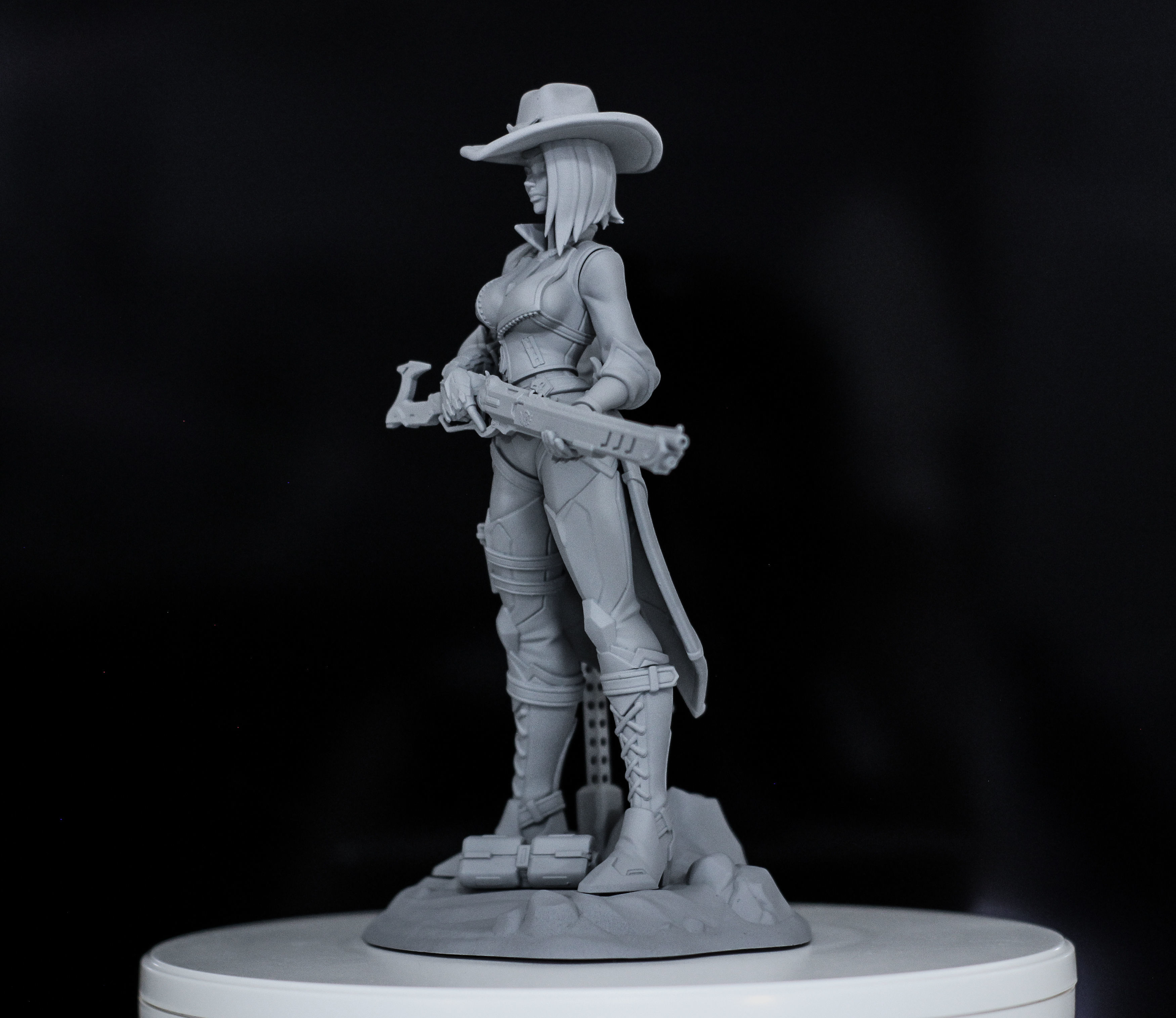 Ashe Overwatch 3D model 3D printable | CGTrader