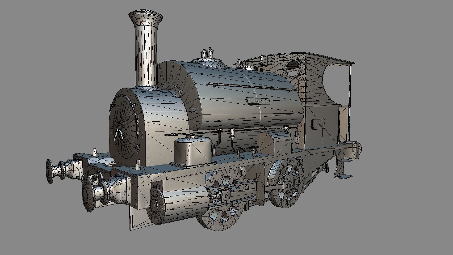 3D model Avonside 0-4-0st TROJAN VR / AR / low-poly | CGTrader