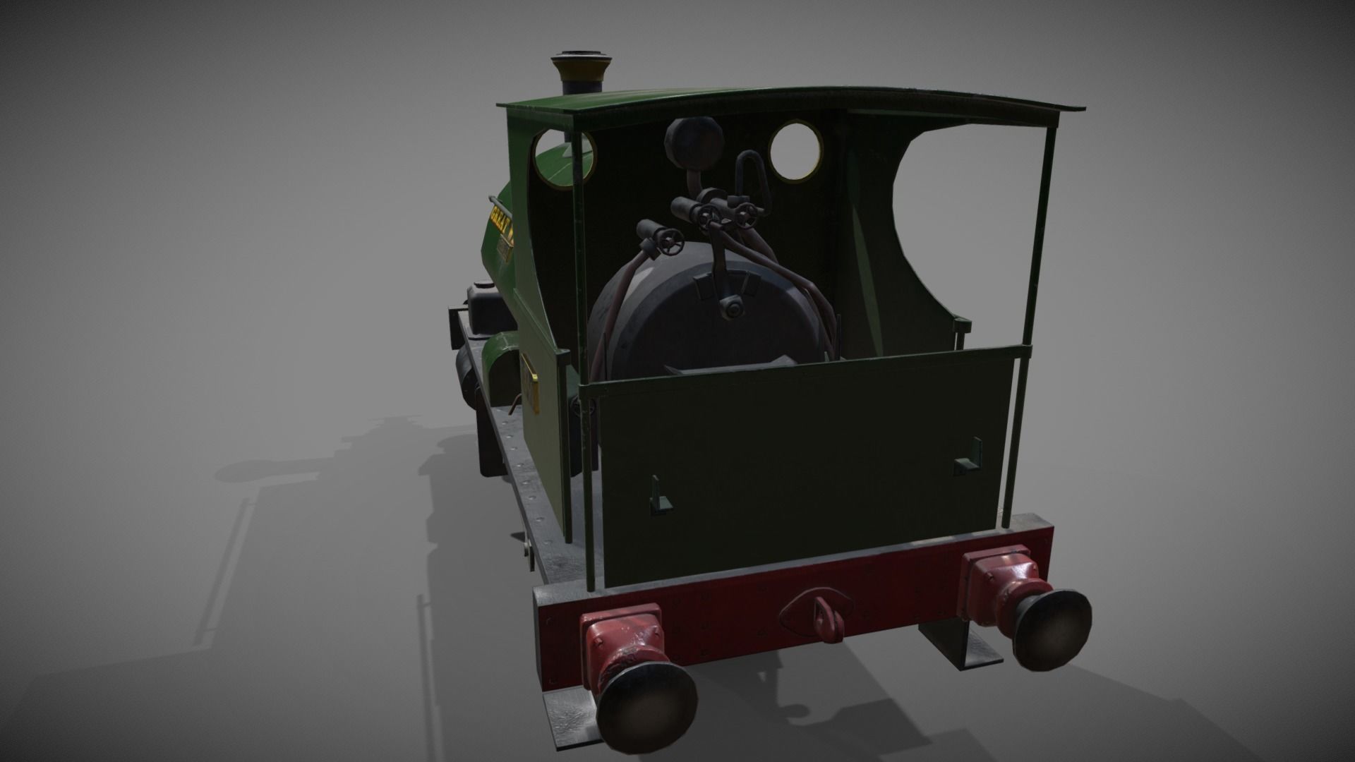 3D model Avonside 0-4-0st TROJAN VR / AR / low-poly | CGTrader