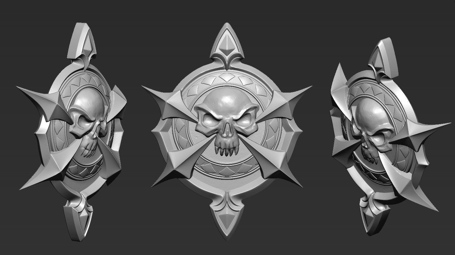 3D model Medallion VR / AR / low-poly | CGTrader