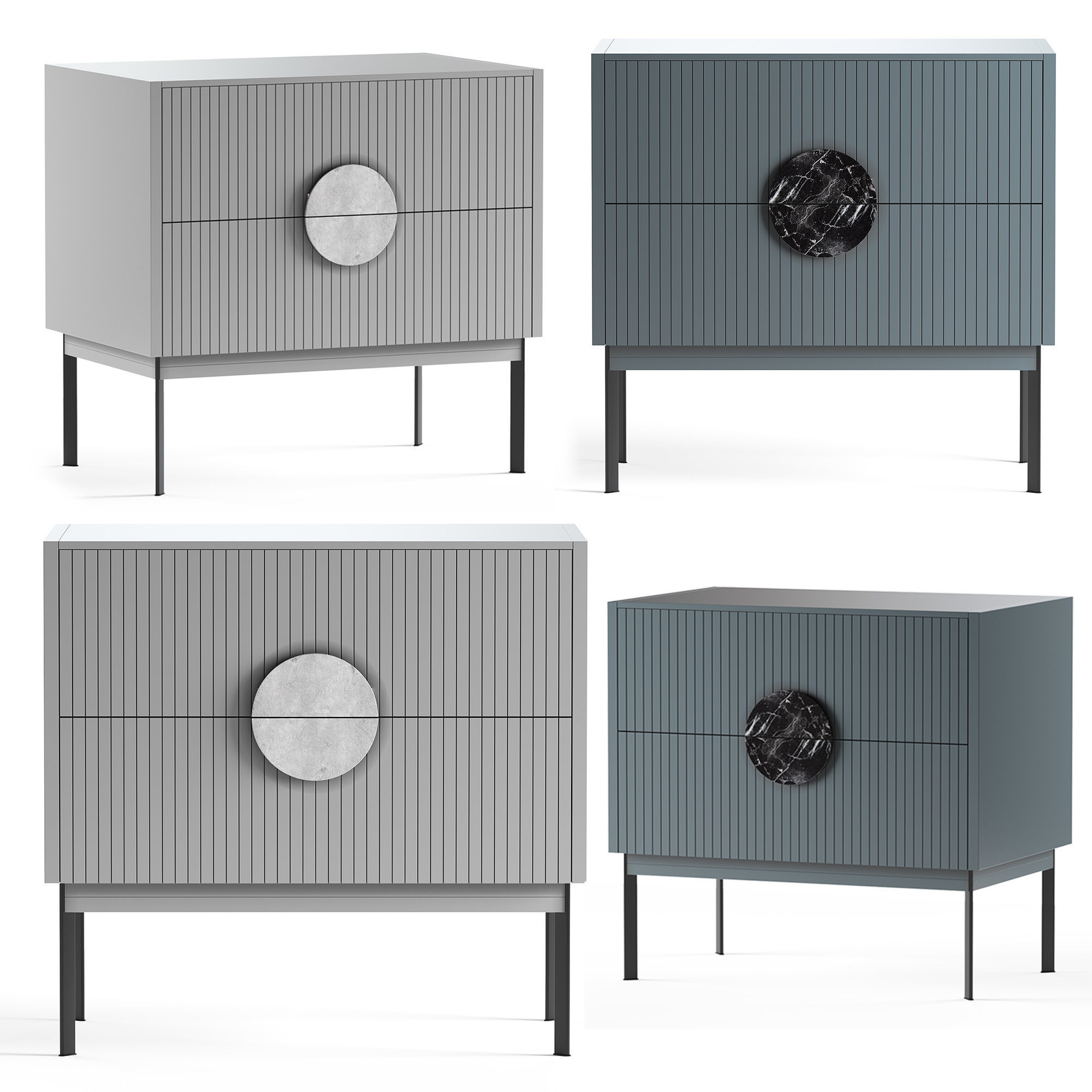 ALTO bedside table 3D model | CGTrader