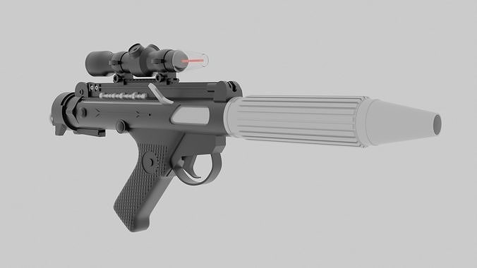DH-17 Blaster 3D model | CGTrader