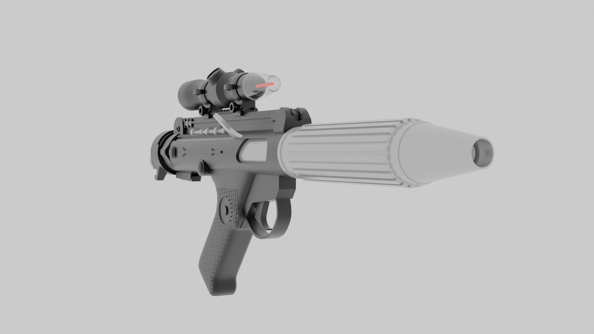 DH-17 Blaster 3D model | CGTrader