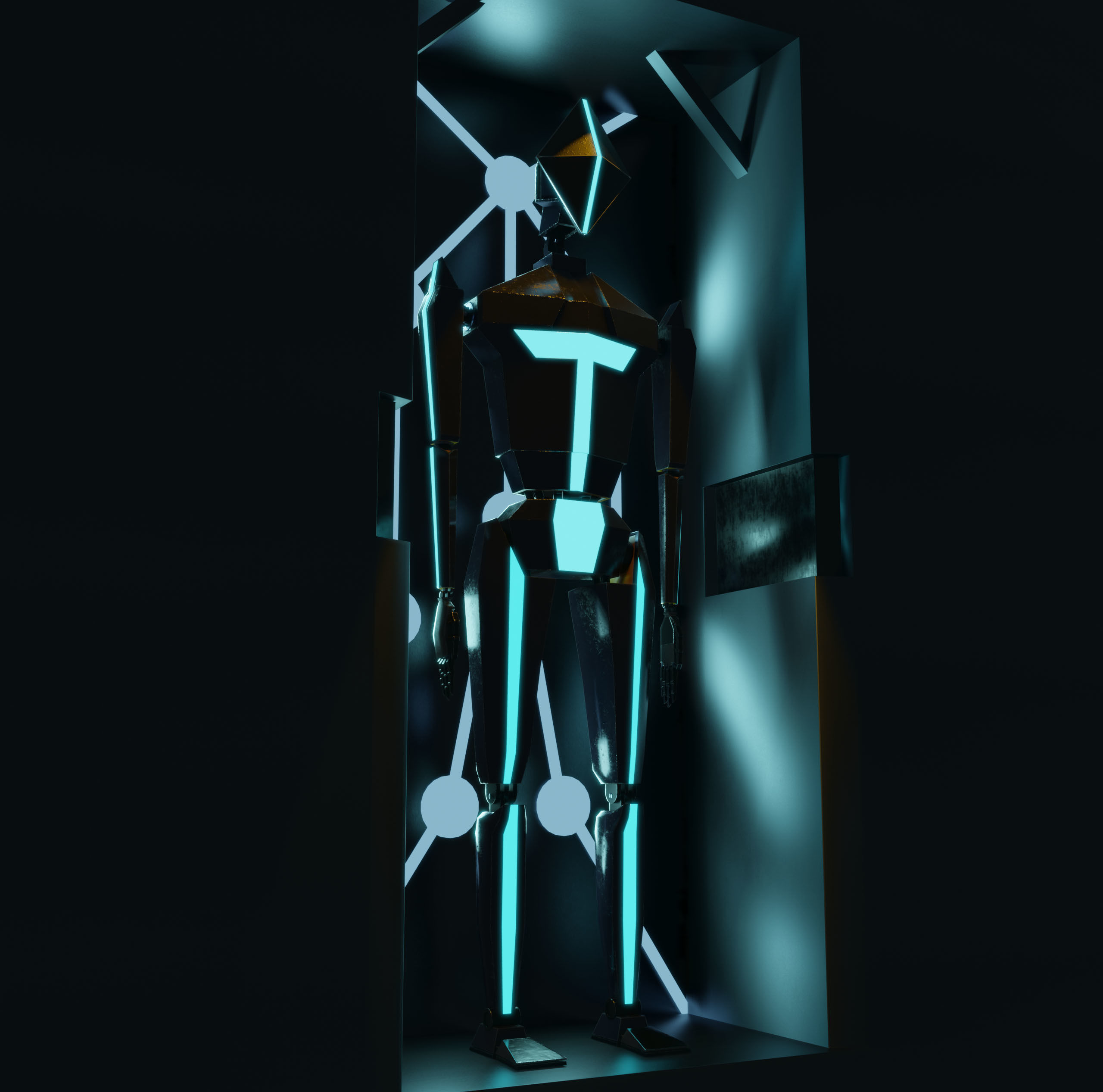 3D model Watcher Bot VR / AR / low-poly | CGTrader
