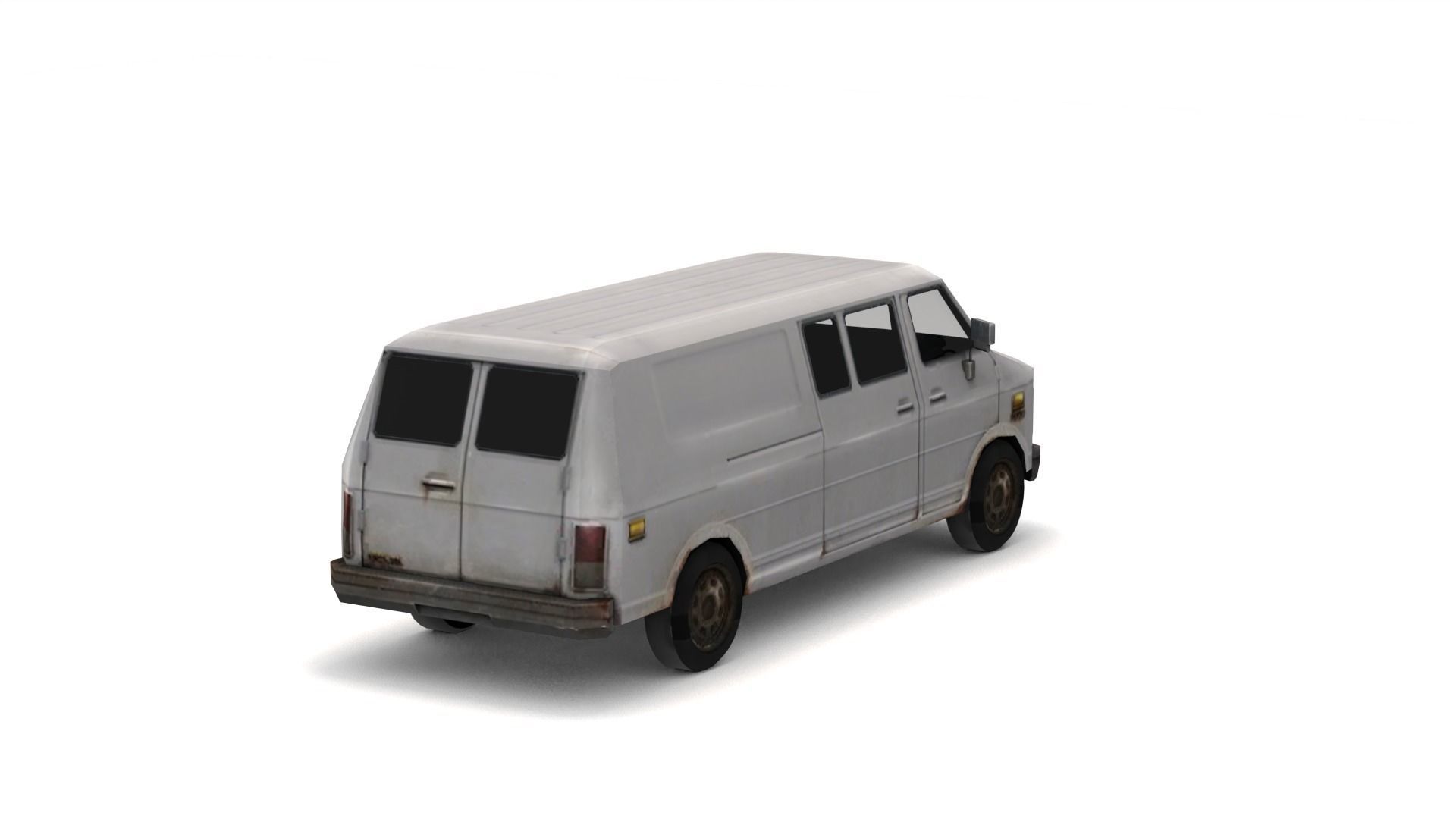 3D model Low Poly Van - Game Ready Vehicle VR / AR / low-poly | CGTrader