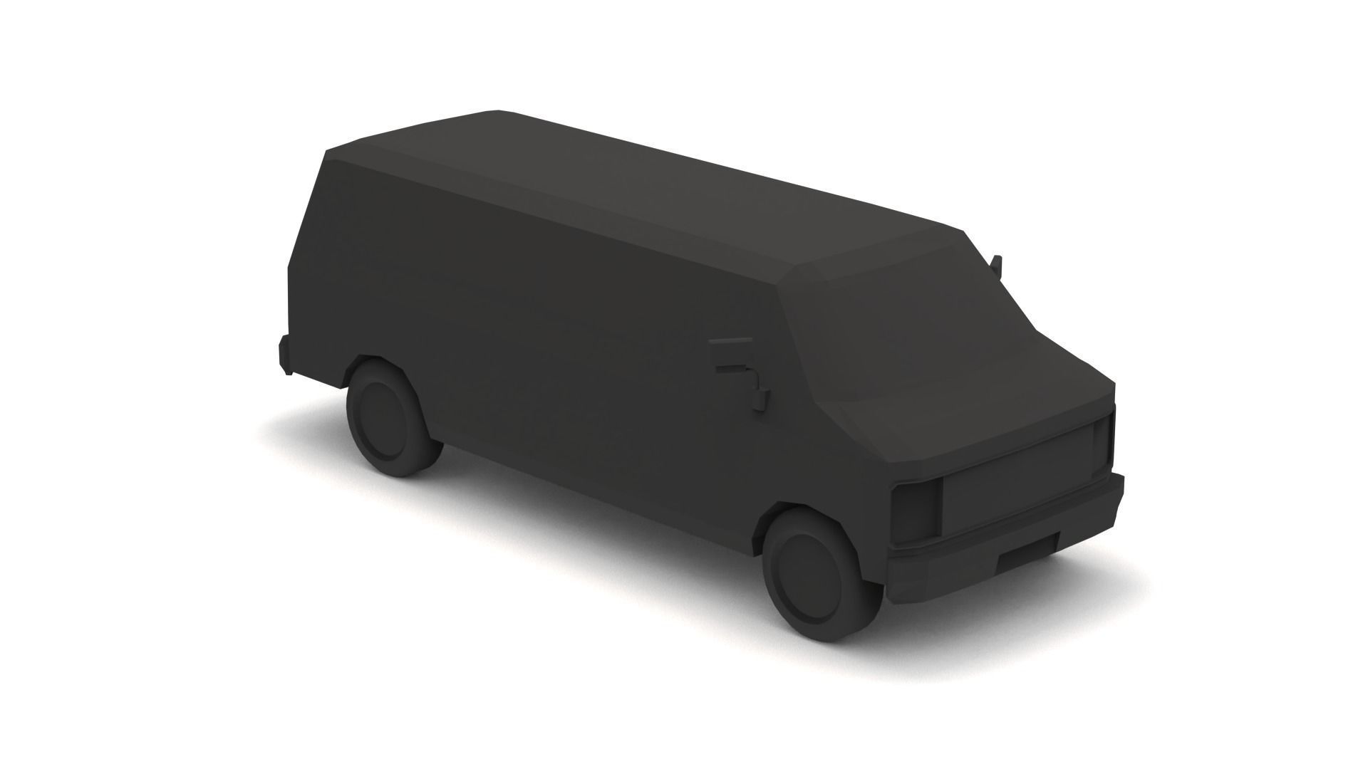 3D model Low Poly Van - Game Ready Vehicle VR / AR / low-poly | CGTrader