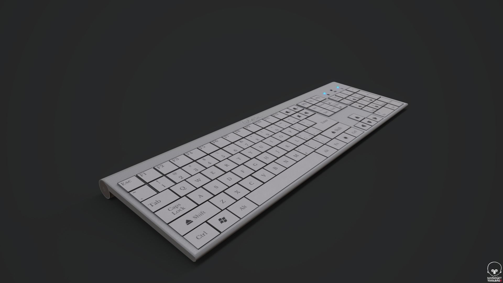 3D model PC - Keyboard VR / AR / low-poly | CGTrader