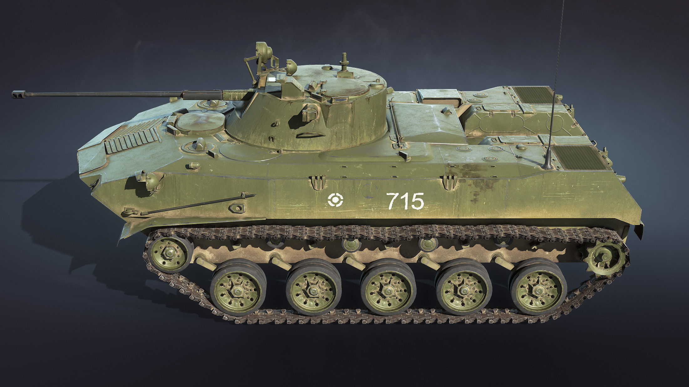 3D model BMD-2 LOD2 VR / AR / low-poly | CGTrader