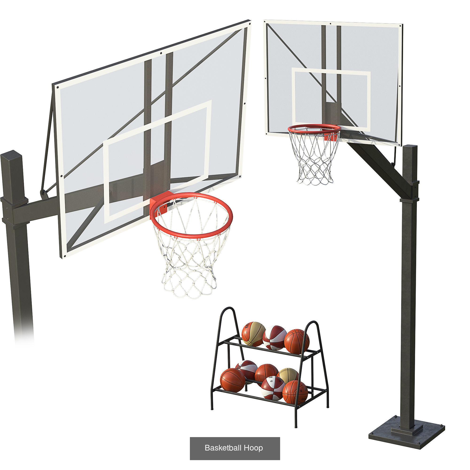 A set of sports gates 3D Model Collection | CGTrader