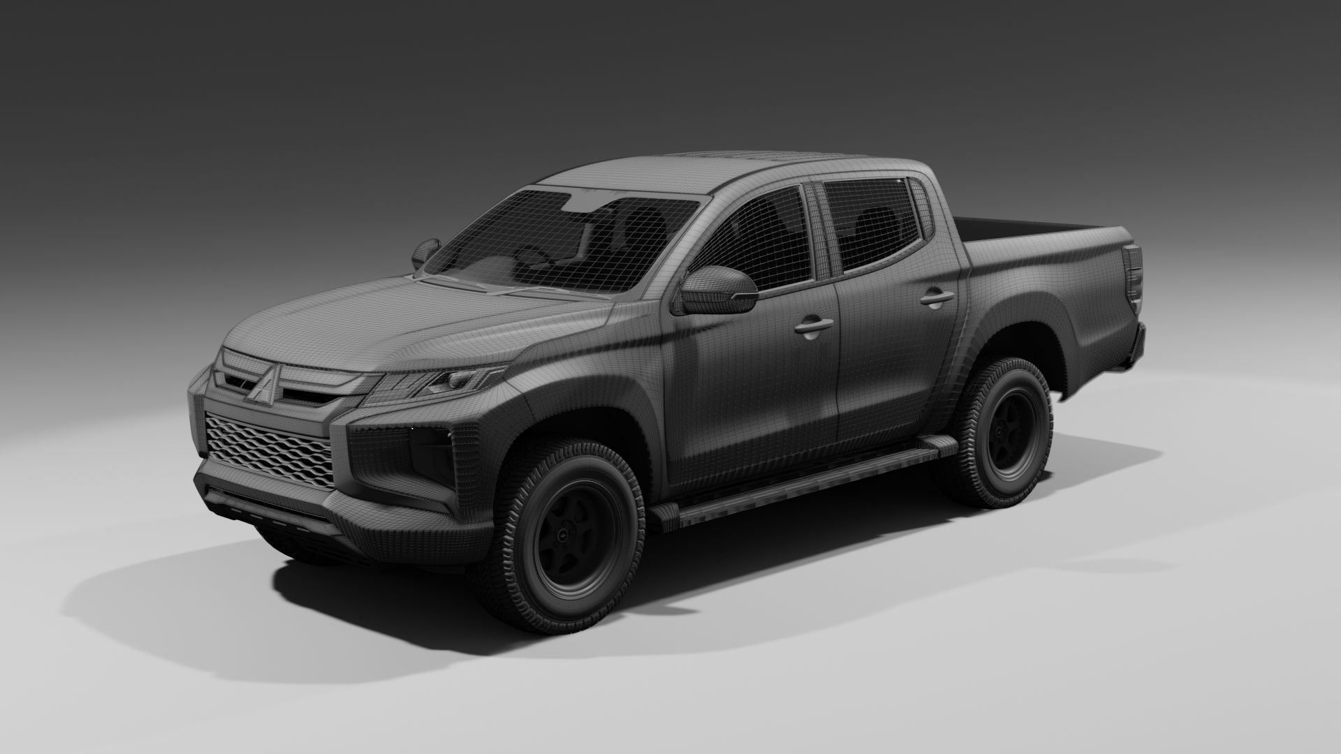 Mitsubishi Triton 2020 3D model | CGTrader