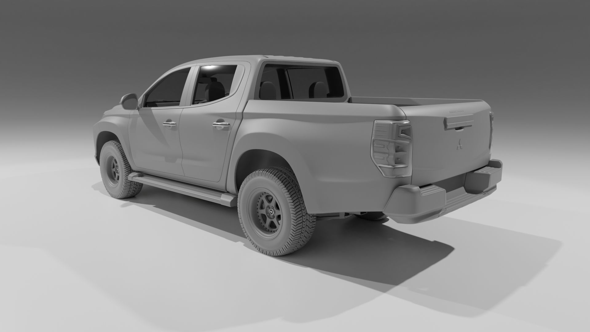 Mitsubishi Triton 2020 3D model | CGTrader