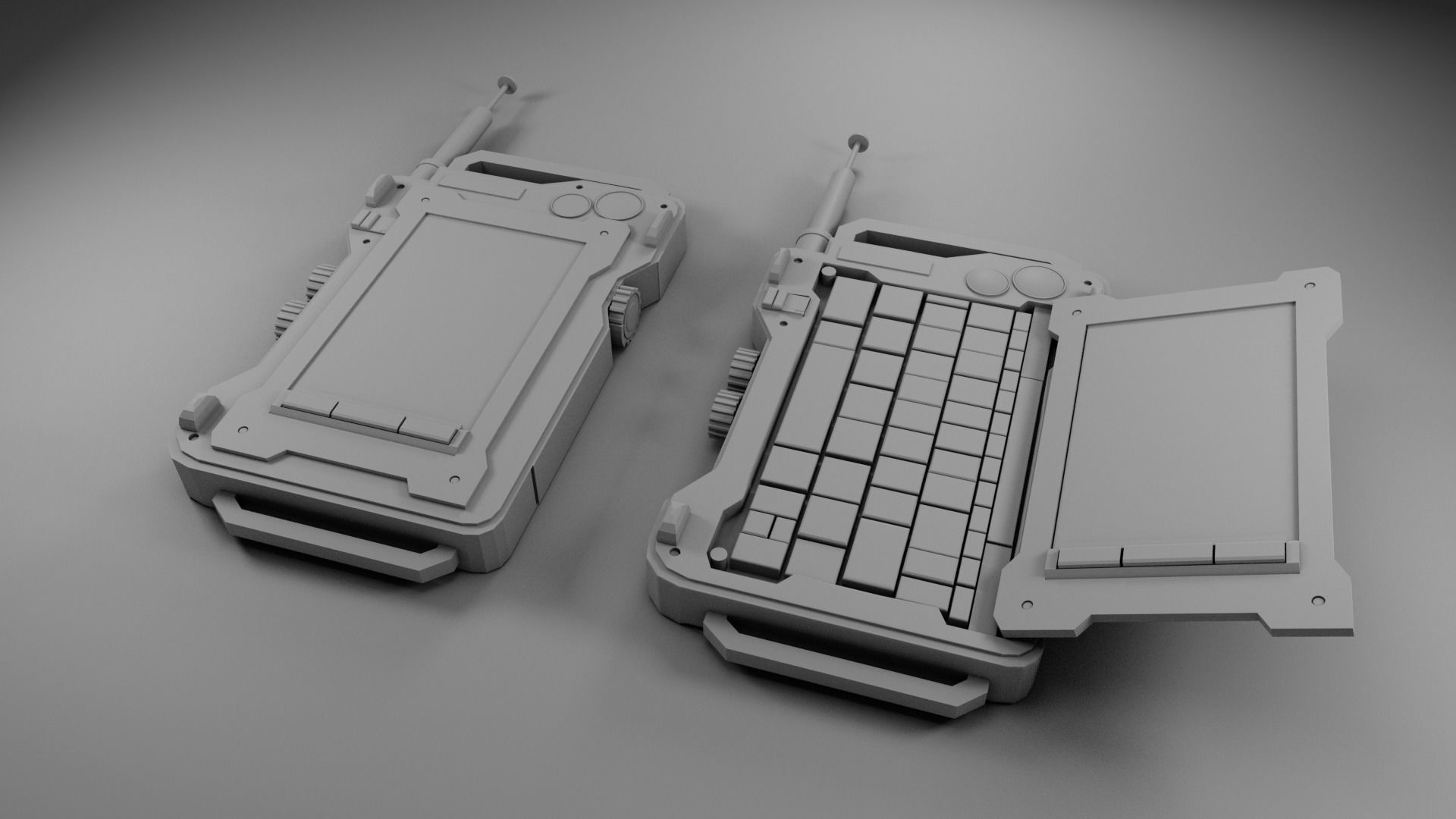 Sci-Fi PDA Computer Device Prop 3D model | CGTrader