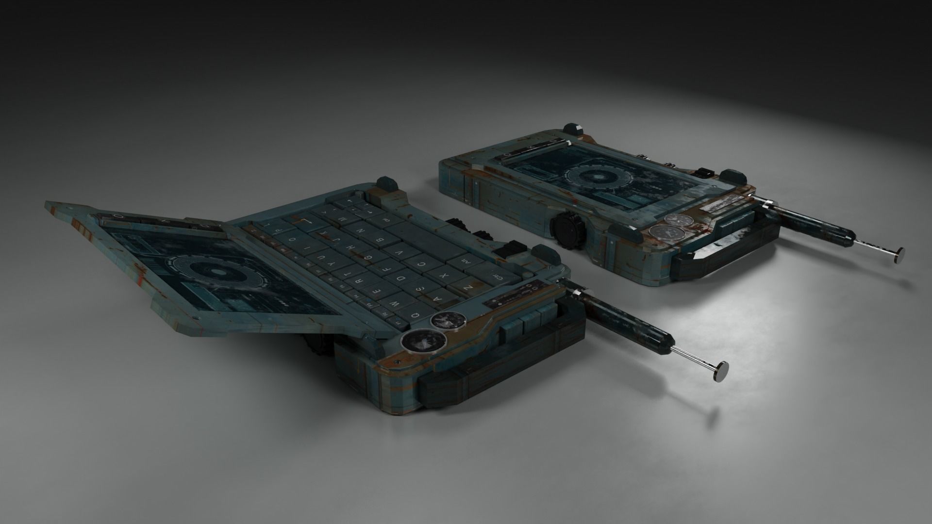 Sci-Fi PDA Computer Device Prop 3D model | CGTrader
