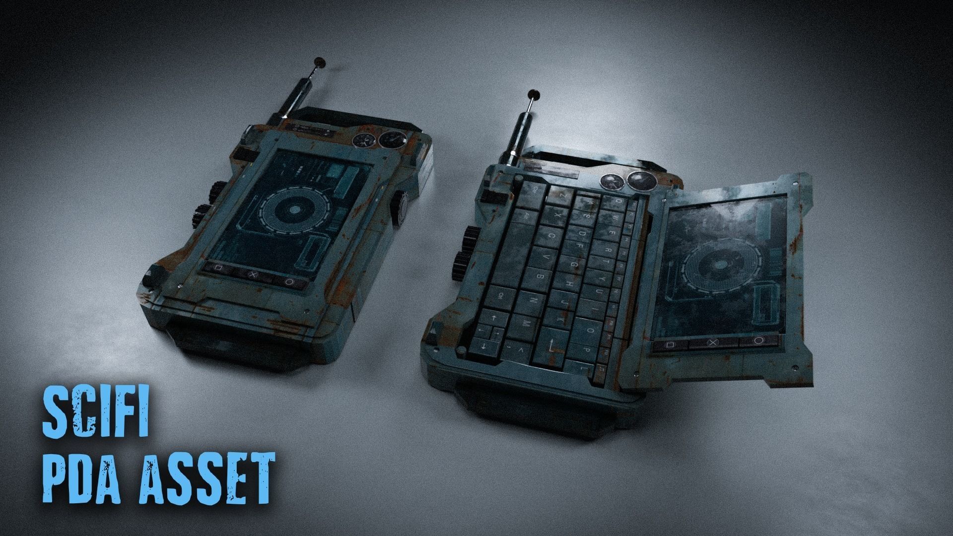 Sci-Fi PDA Computer Device Prop 3D model | CGTrader