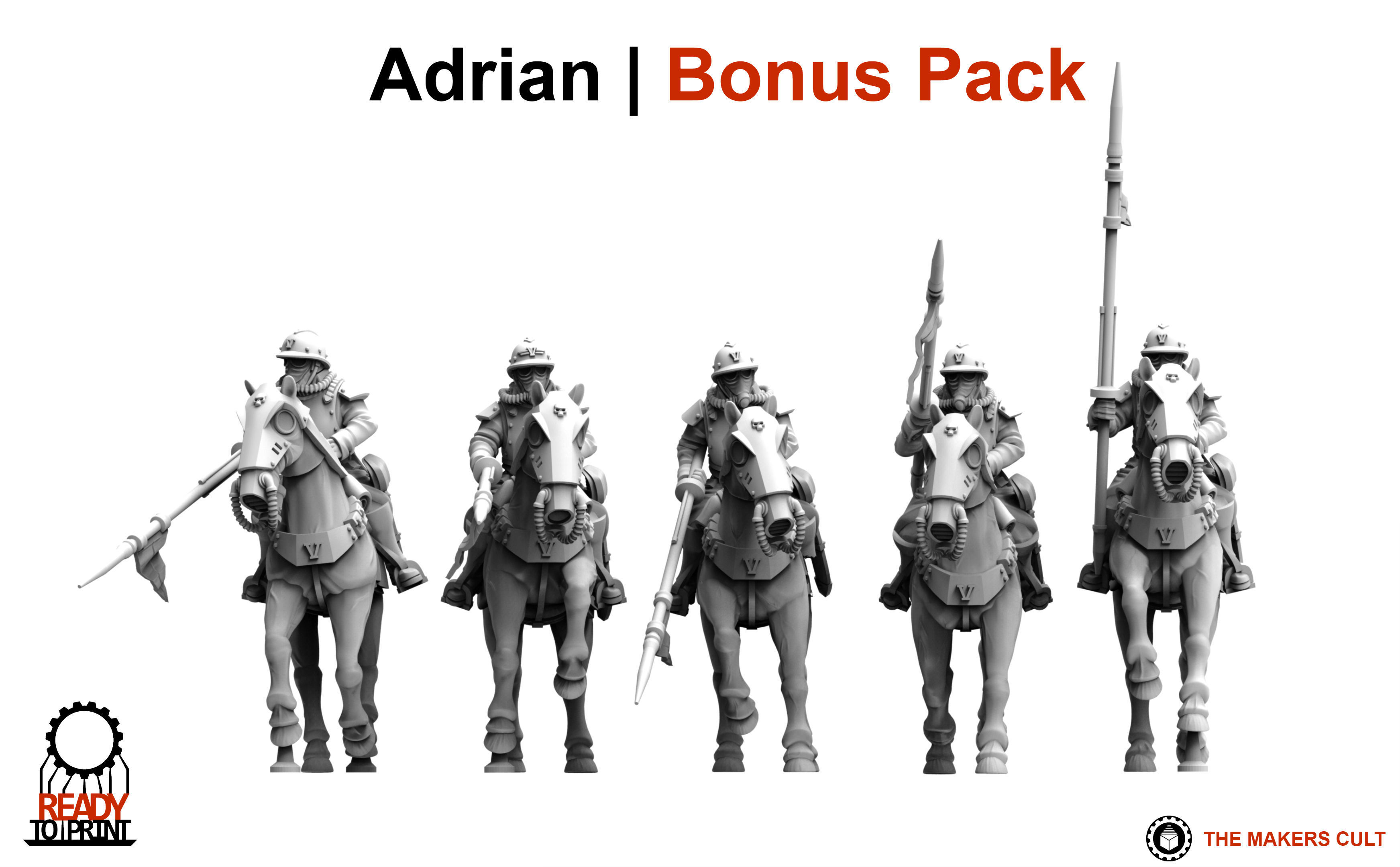 Valour Korps - Cavalry 3D model 3D printable | CGTrader