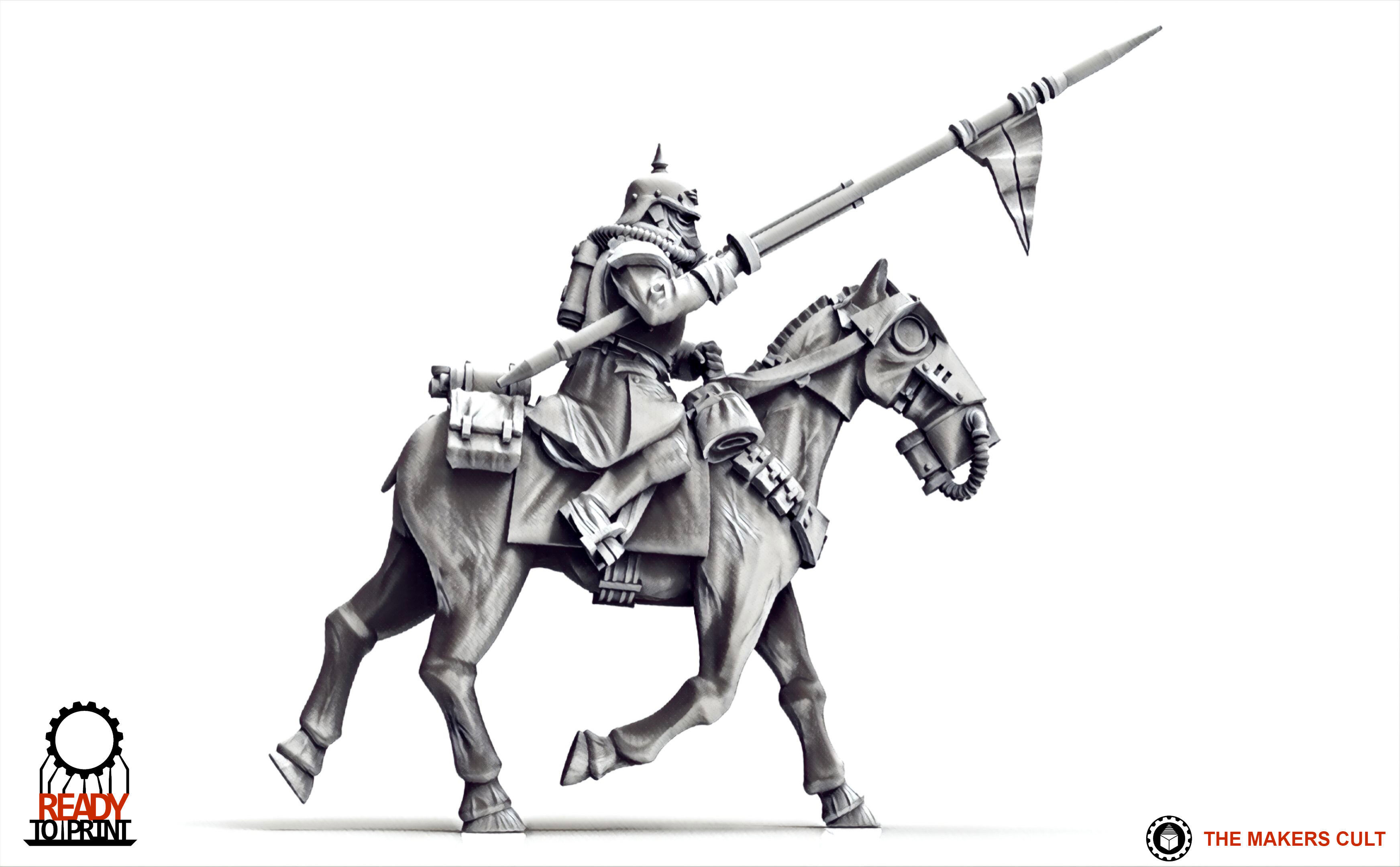 Valour Korps - Cavalry 3D model 3D printable | CGTrader