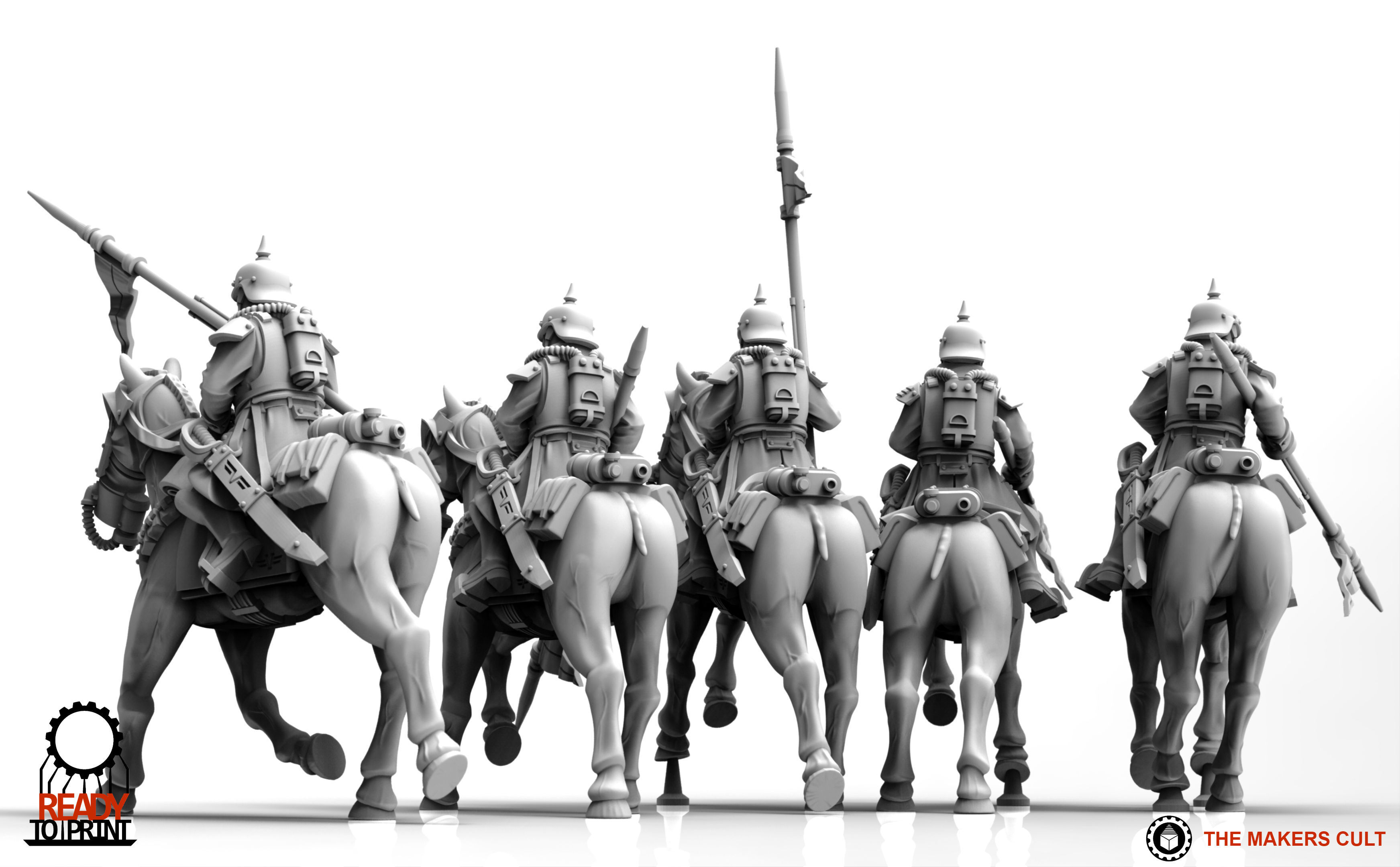 Valour Korps - Cavalry 3D model 3D printable | CGTrader
