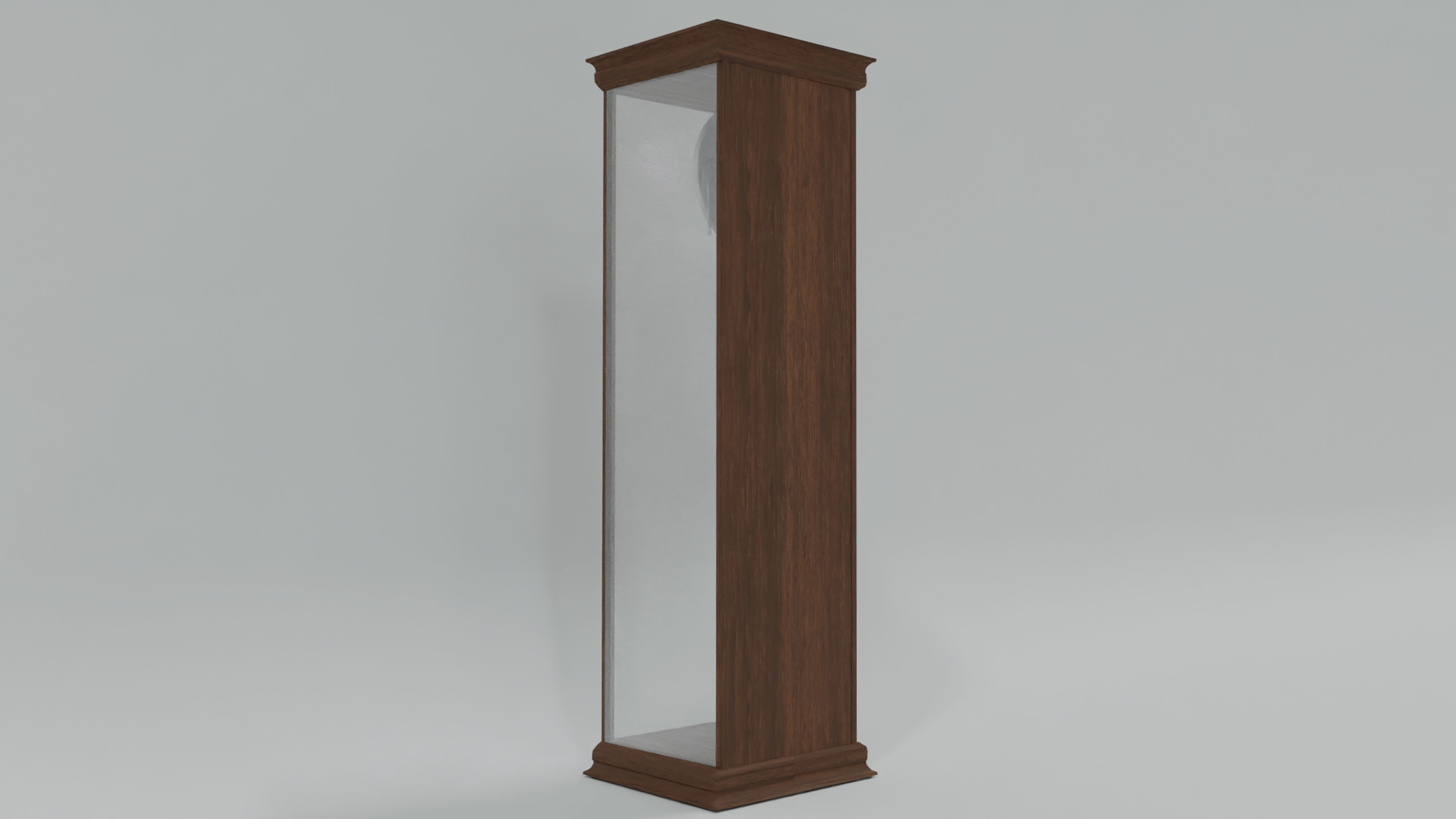 Grandfather Clock Glass 3D model | CGTrader