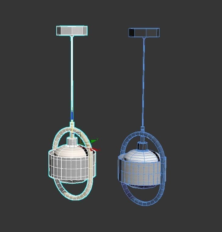 Mossen lampatron 3D model | CGTrader