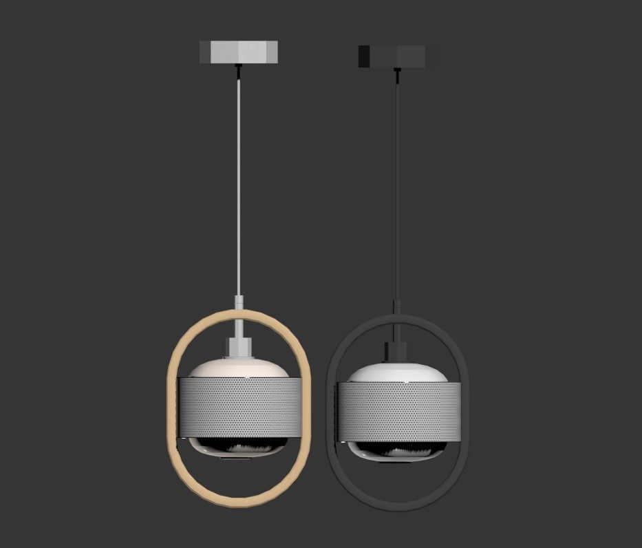 Mossen lampatron 3D model | CGTrader