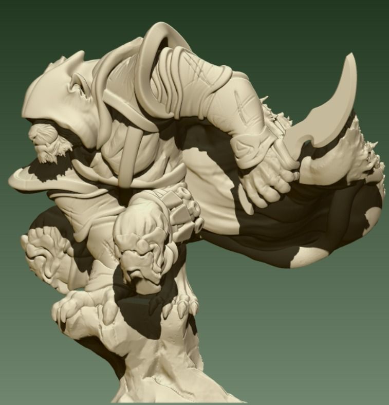 Cat assassin 3D model 3D printable | CGTrader