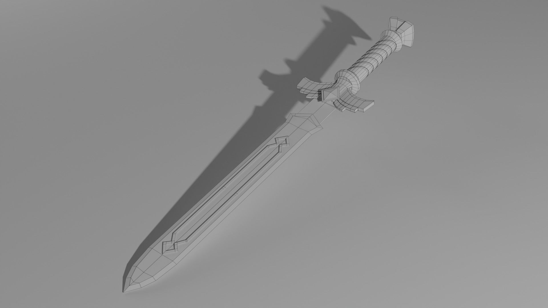 Green Sword 3D model | CGTrader