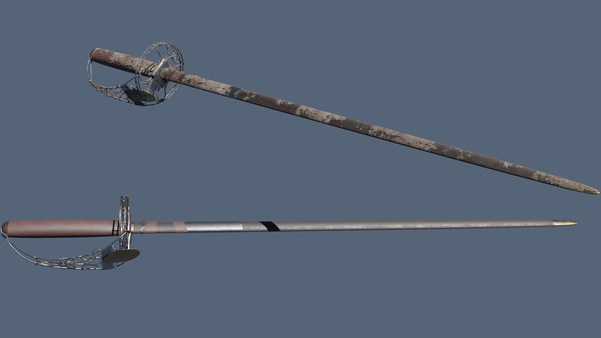3D model sheathed sword VR / AR / low-poly | CGTrader