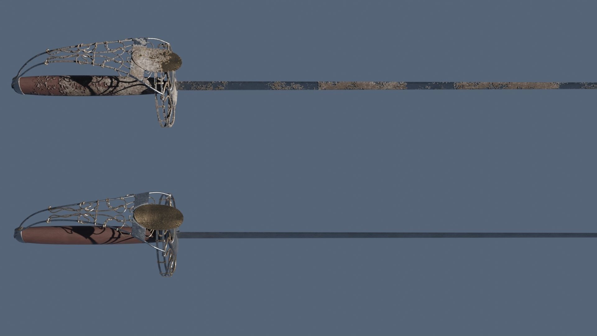 3D model sheathed sword VR / AR / low-poly | CGTrader