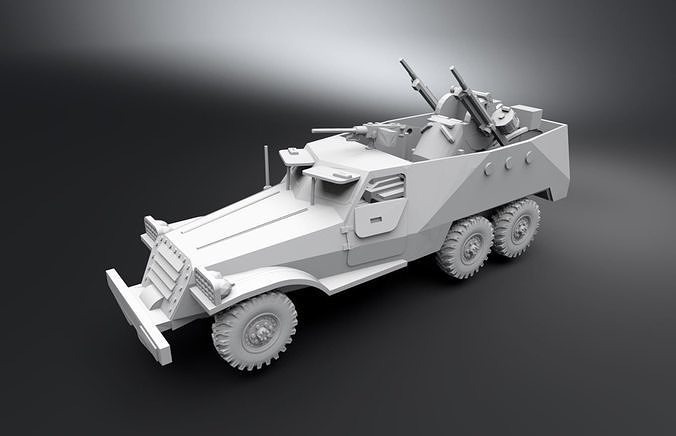 BTR 152 Scale model 3D model 3D printable | CGTrader