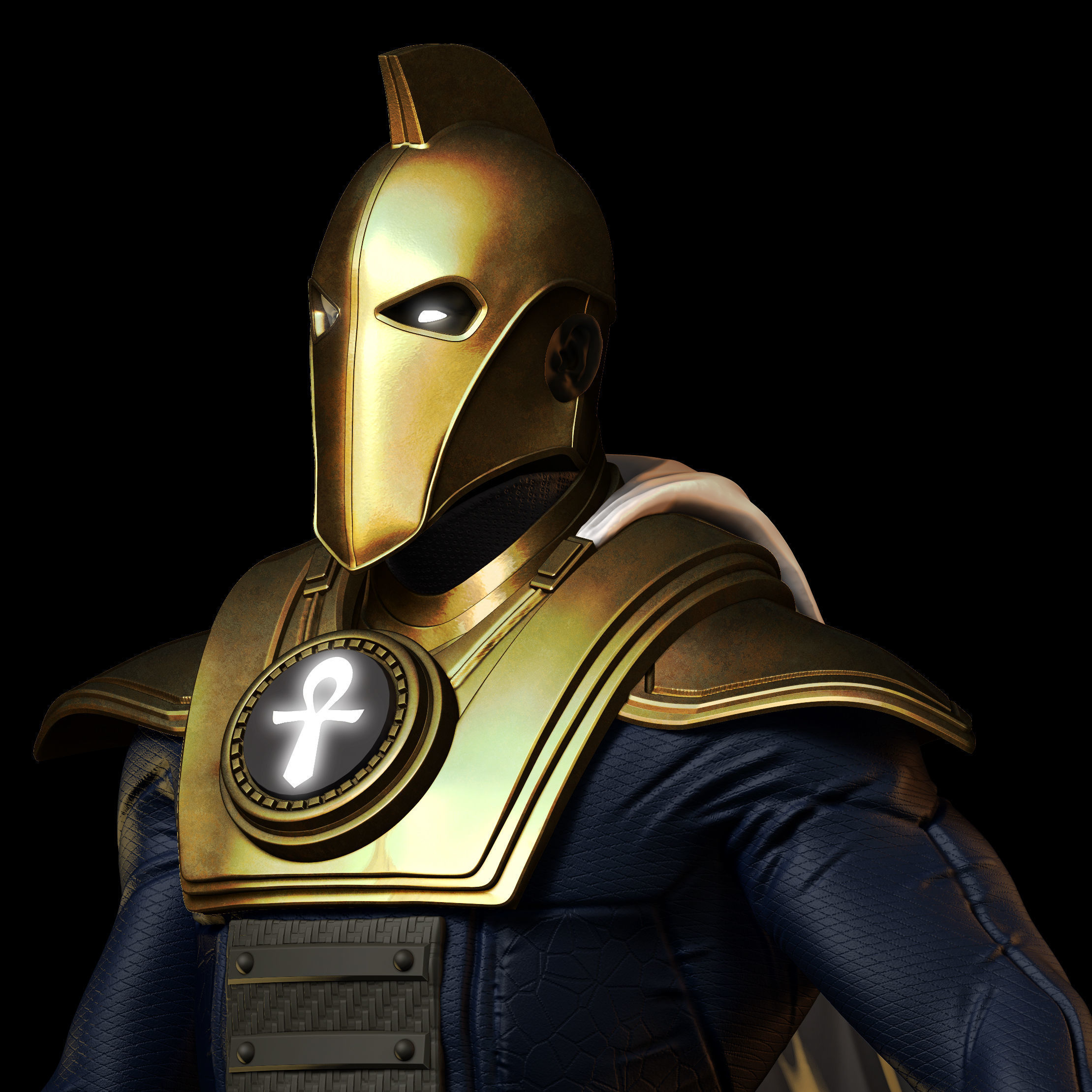 Doctor Fate Bust 3D model 3D printable | CGTrader