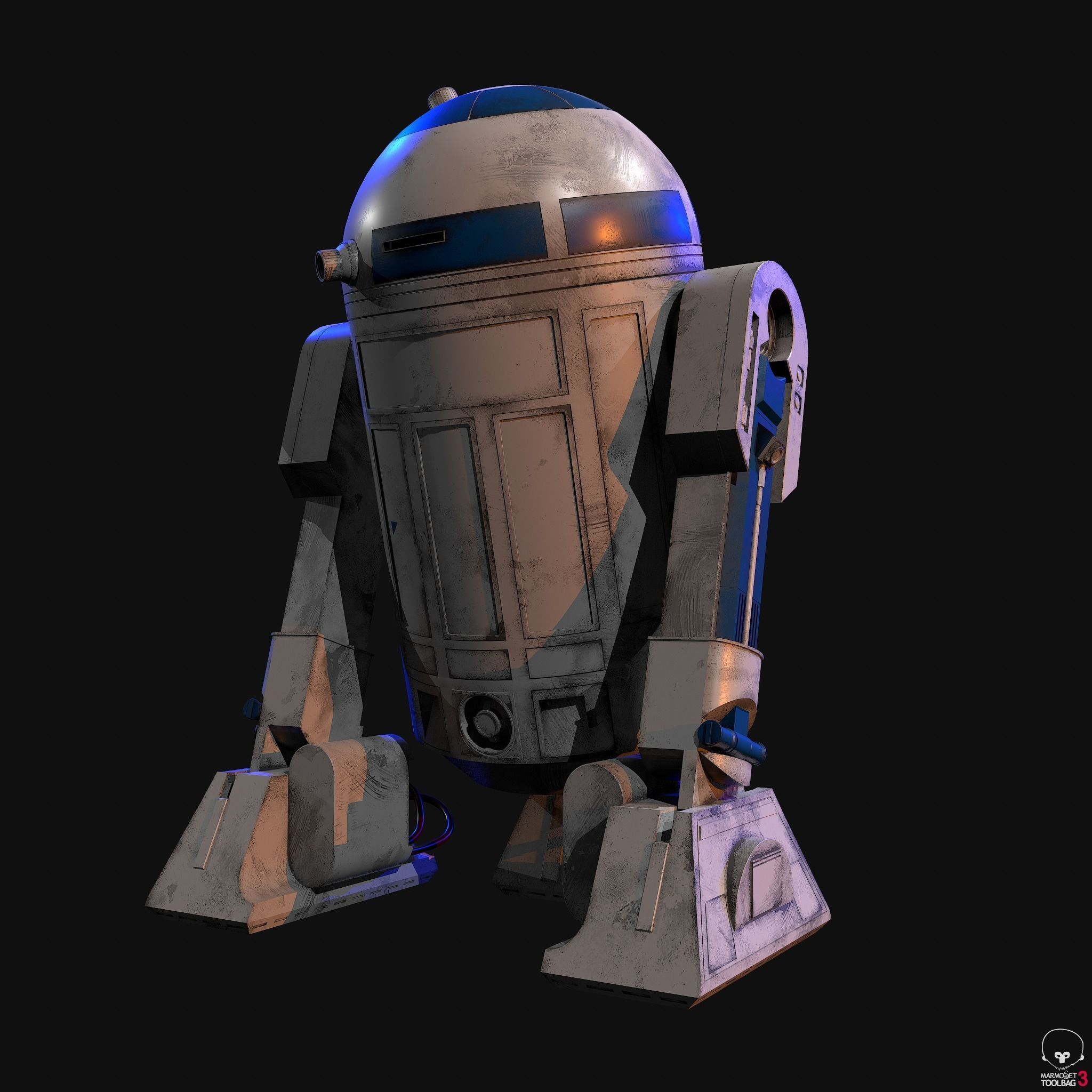 R2D2 Star Wars 3D model | CGTrader