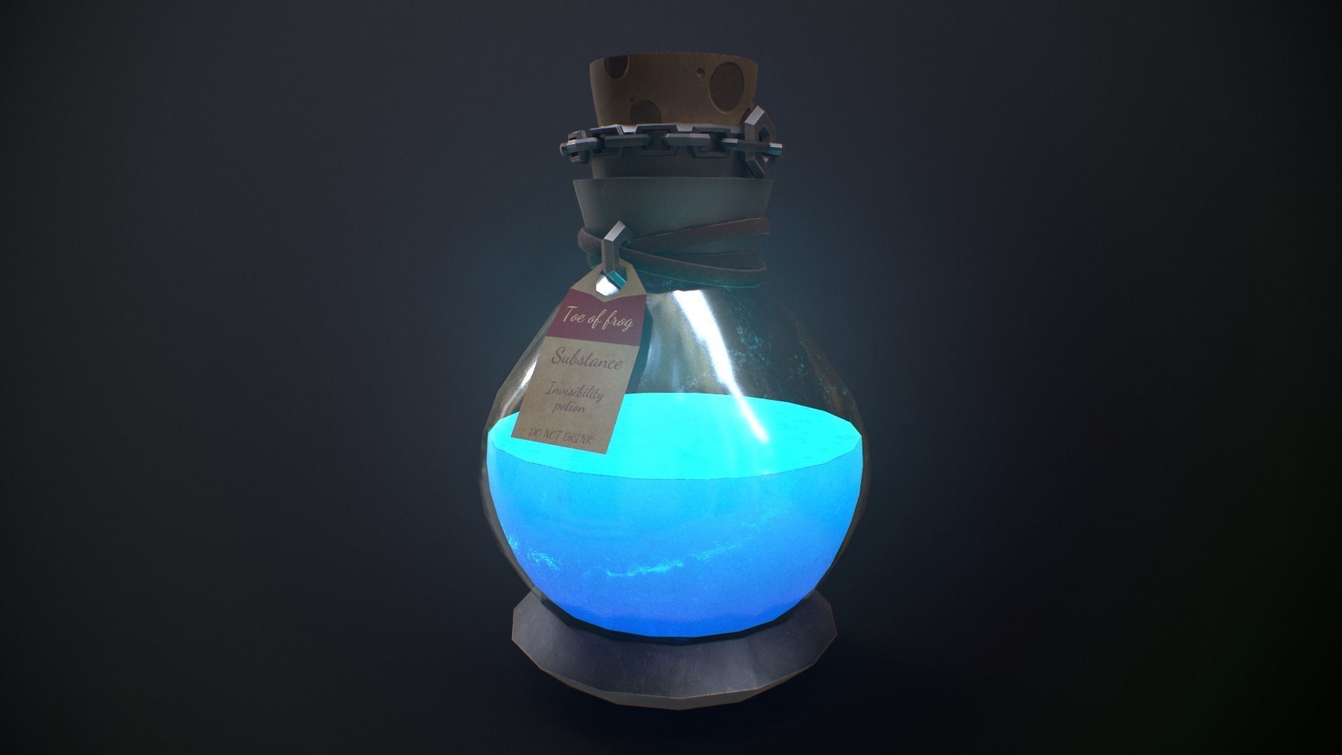 3D model Potion - 3D Prop VR / AR / low-poly | CGTrader