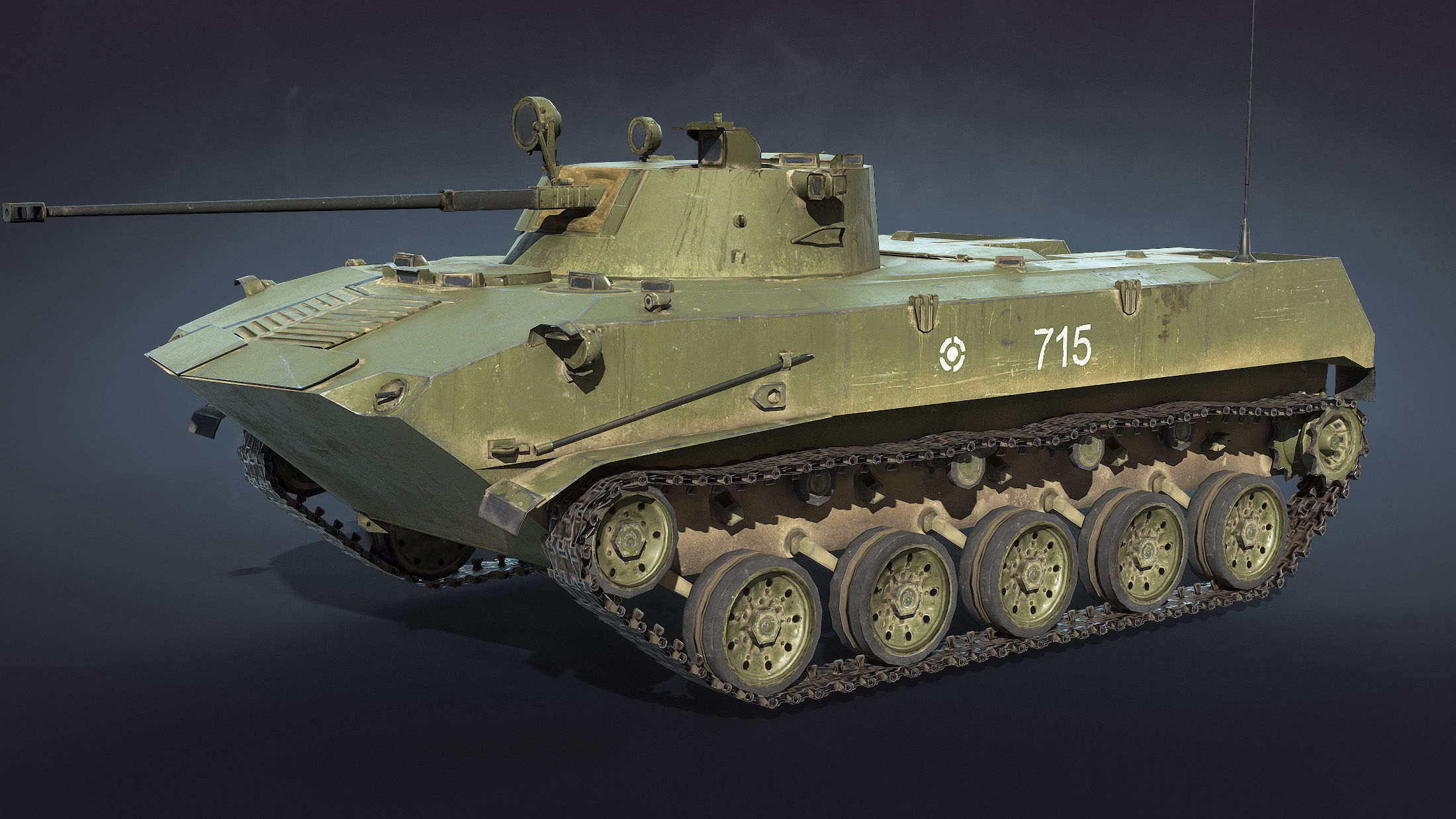 3D model BMD-2 LOD3 VR / AR / low-poly | CGTrader