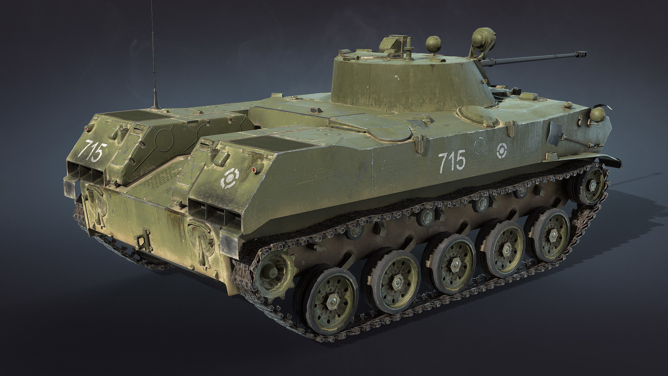 3D model BMD-2 LOD3 VR / AR / low-poly | CGTrader