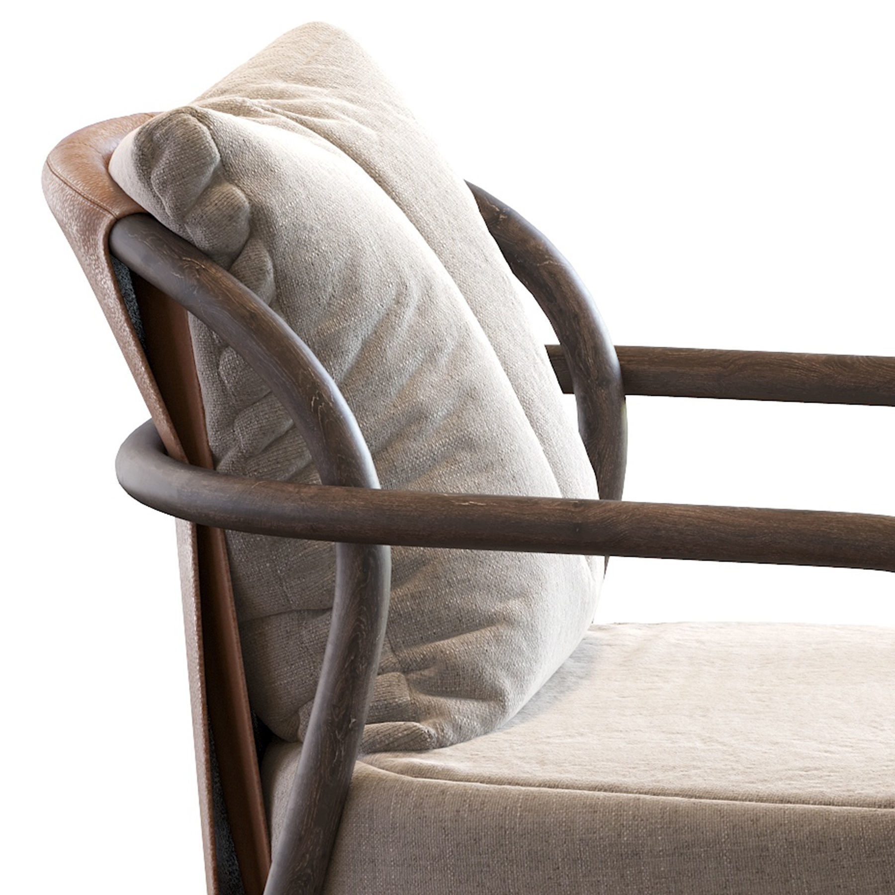 Alison Flexform Armchair 3D model | CGTrader