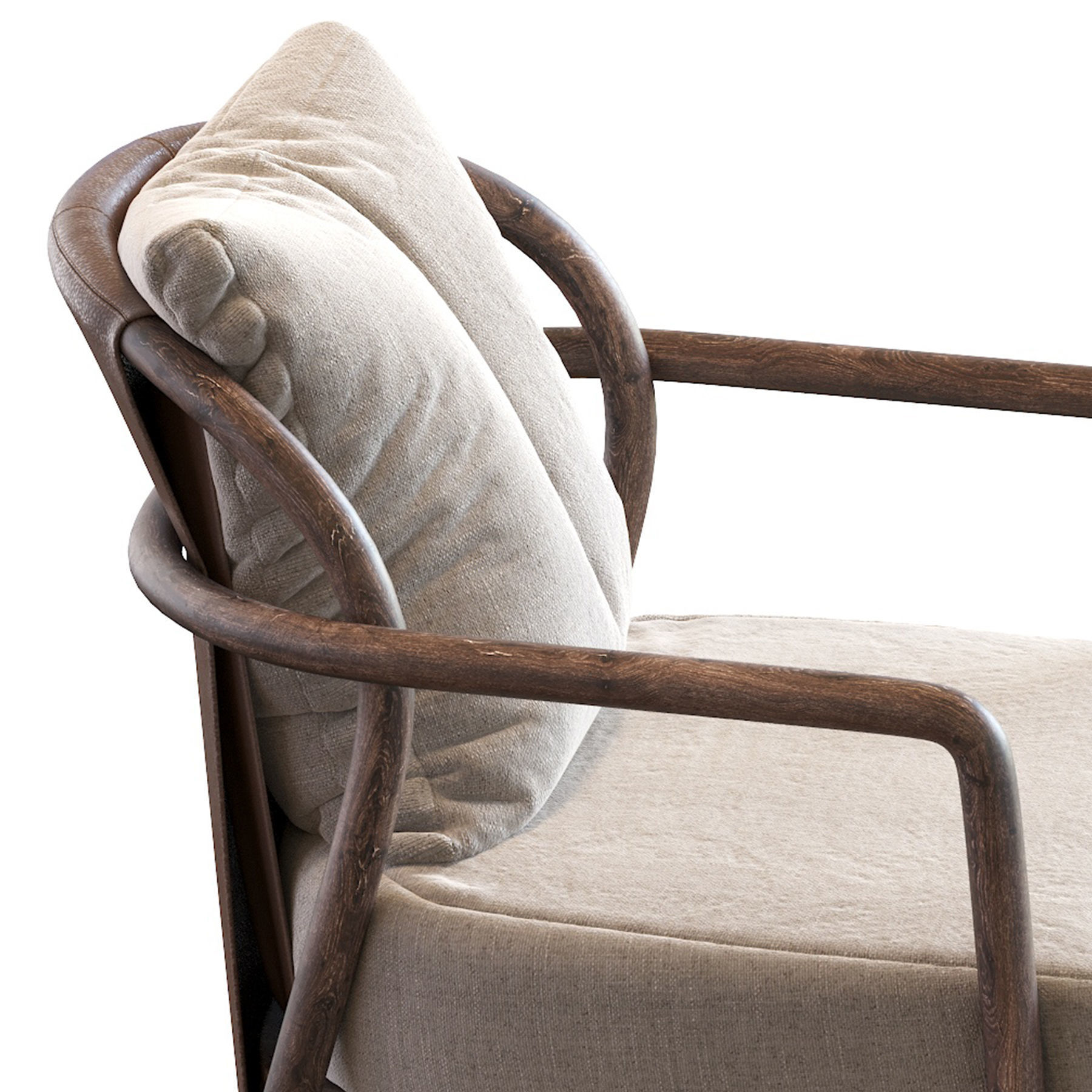 Alison Flexform Armchair 3D model | CGTrader