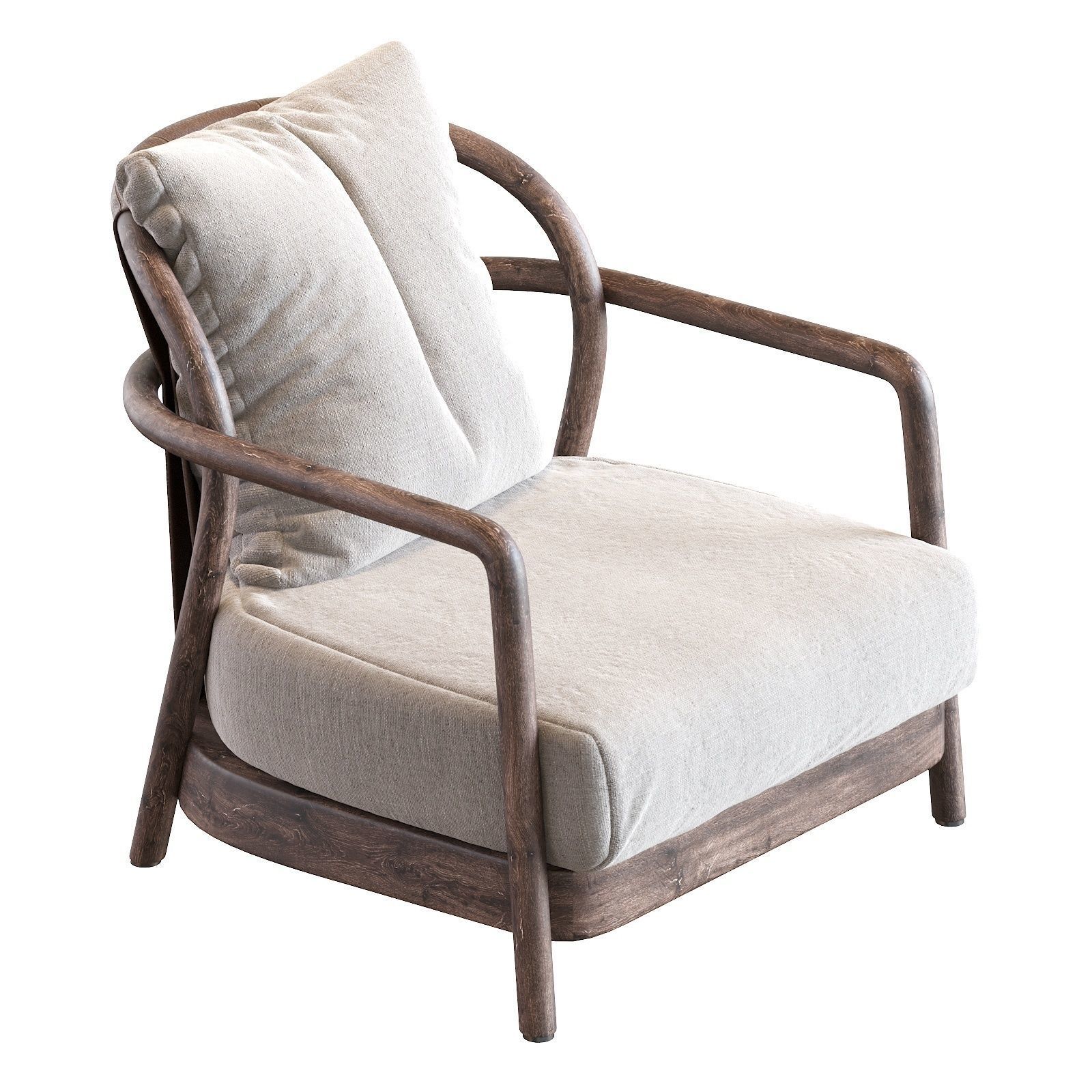 Alison Flexform Armchair 3D model | CGTrader