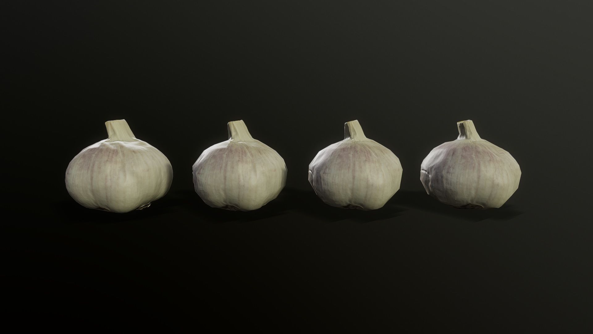 3D model 3D Scan Garlic VR / AR / low-poly | CGTrader