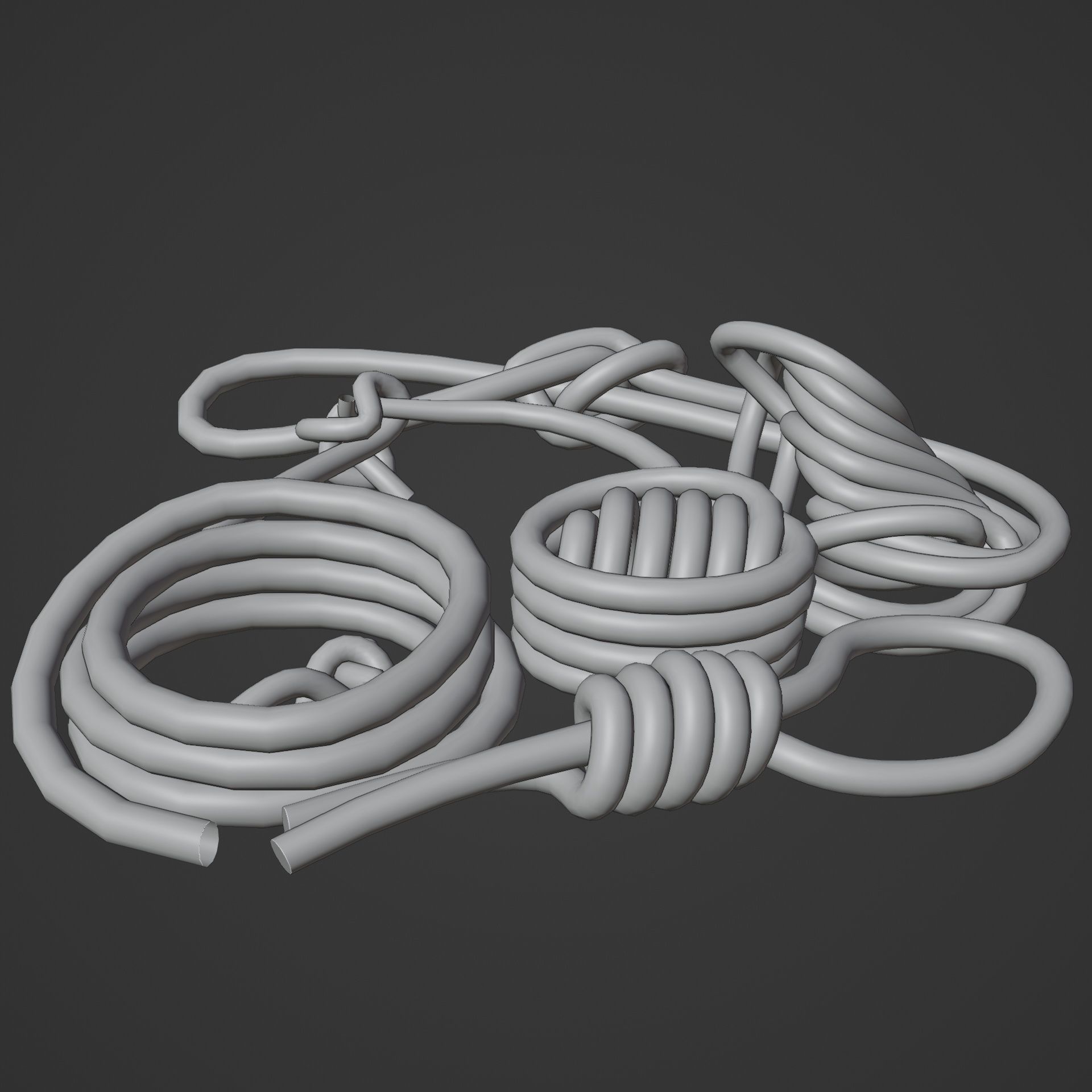 3D model Rope props VR / AR / low-poly | CGTrader