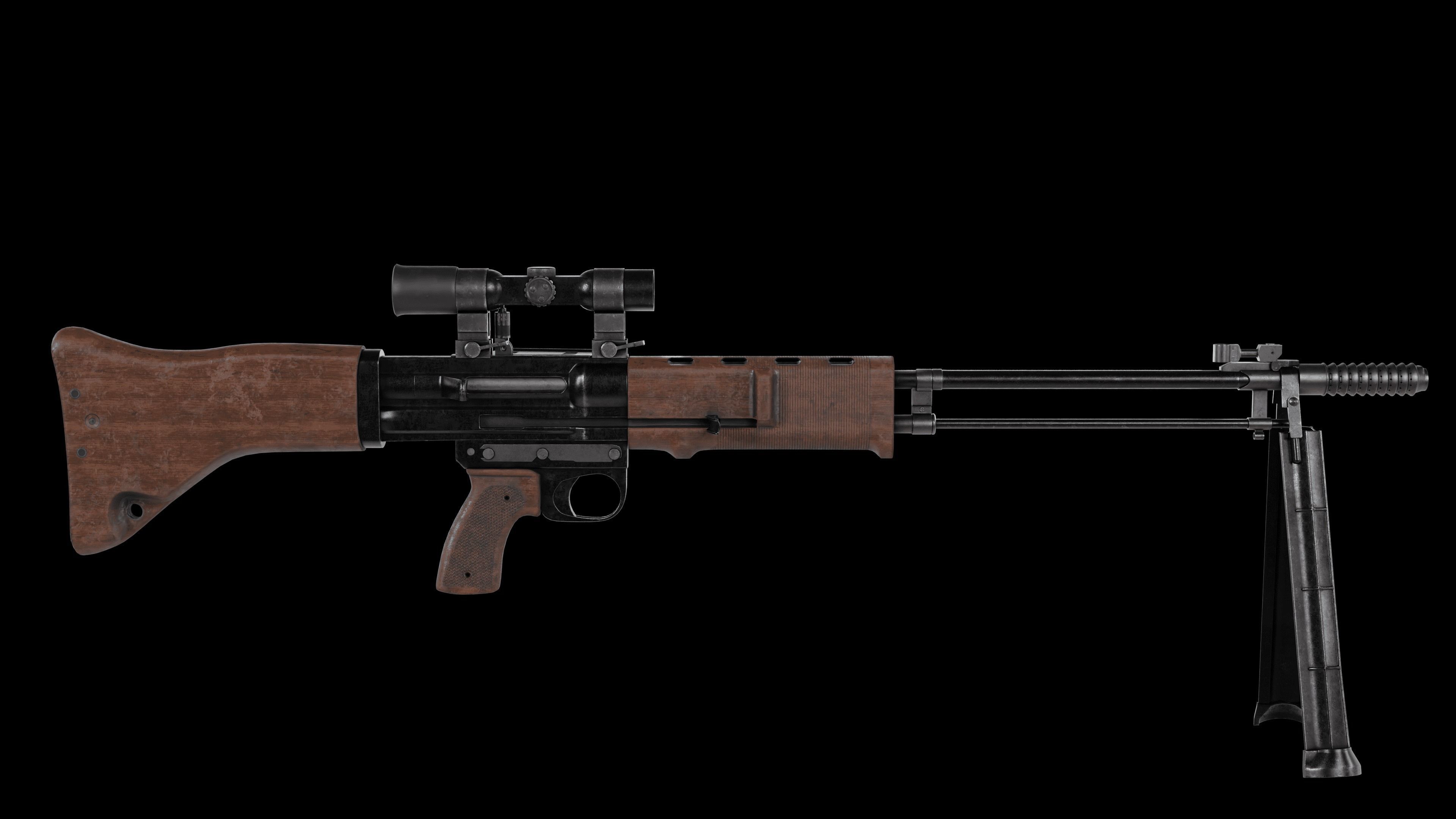 3D model FG42 High detail VR / AR / low-poly | CGTrader