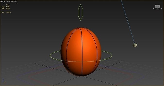 Basketball ball rigged 3D model rigged | CGTrader