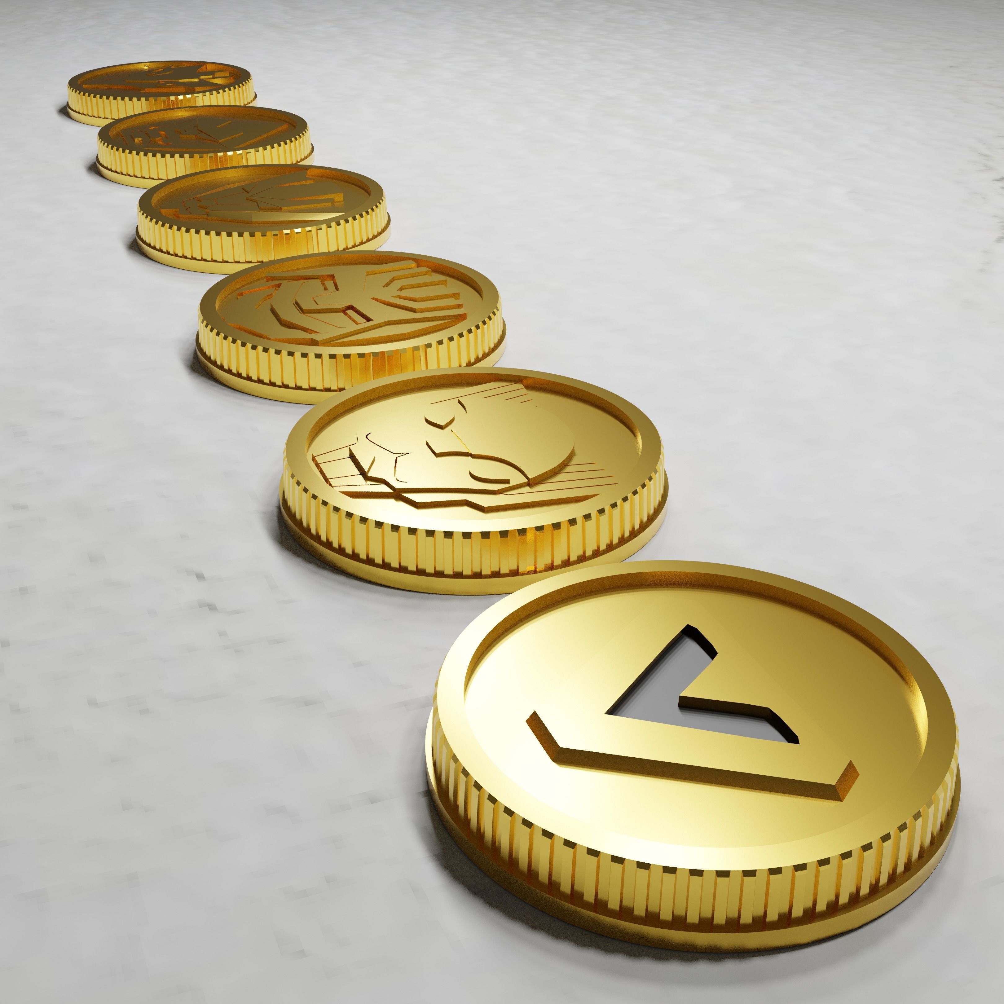 Power Ranges Inspired Lost Galaxy Power coins 3D model 3D printable ...