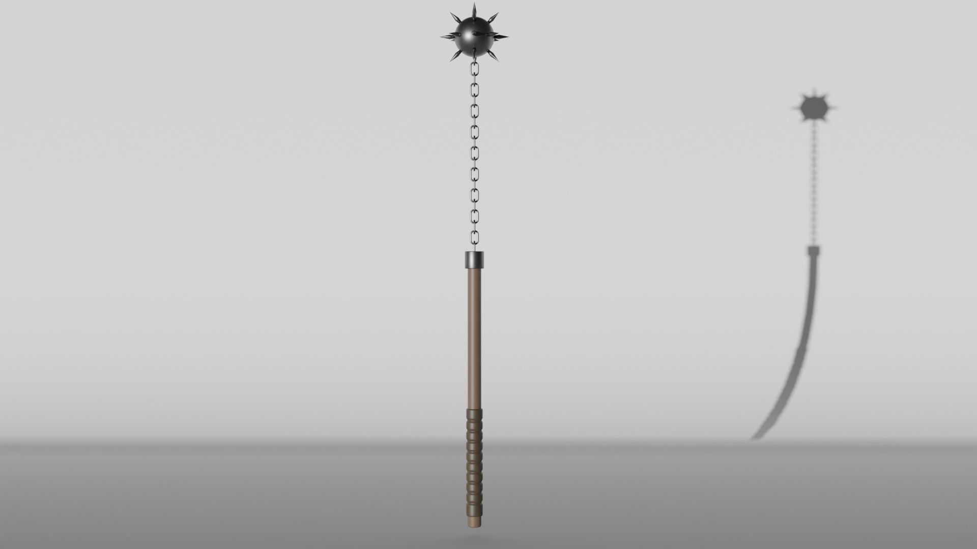 MIDDLE AGE CHAINED MACE free 3D model | CGTrader