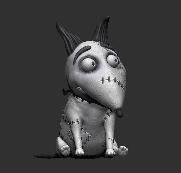 Sparky figure 3D model 3D printable | CGTrader