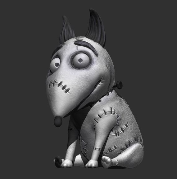 Sparky figure 3D model 3D printable | CGTrader