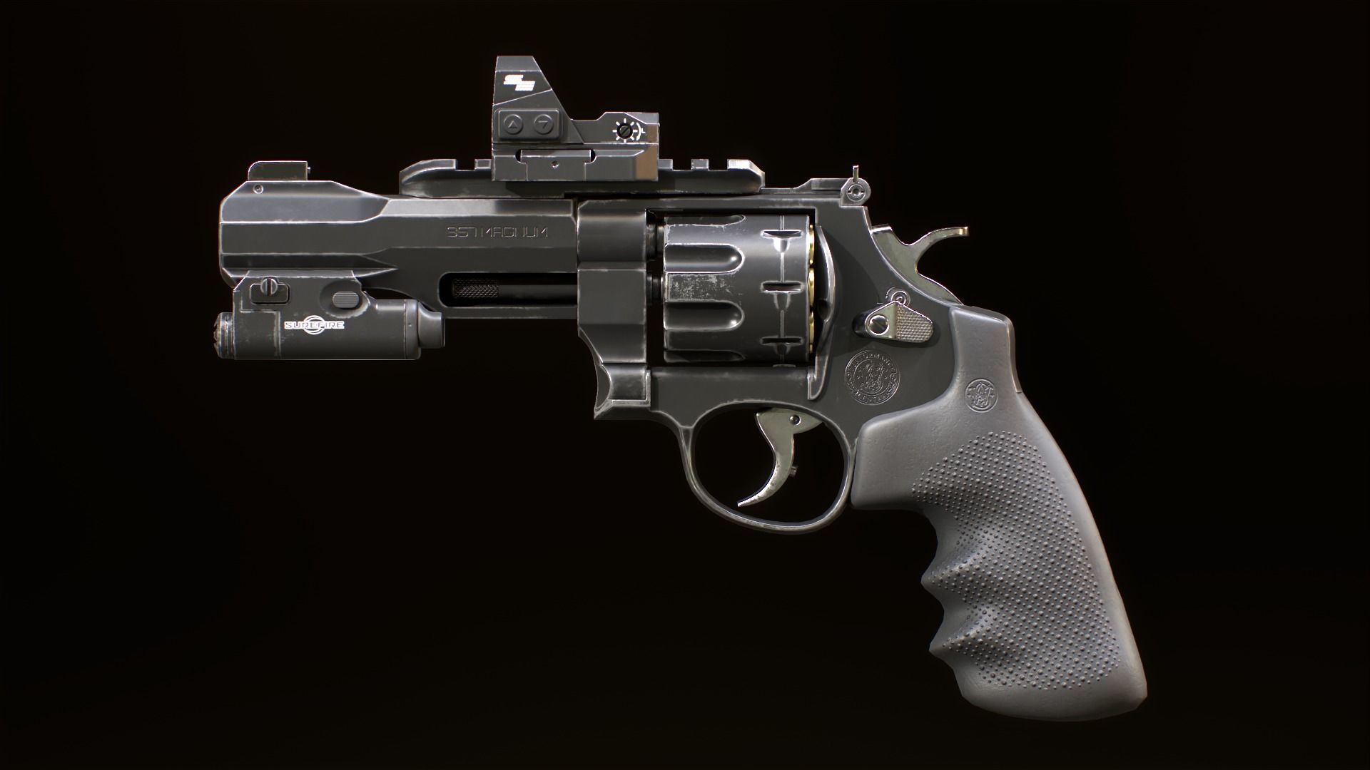 3D model Smith and wesson r8 revolver VR / AR / low-poly | CGTrader