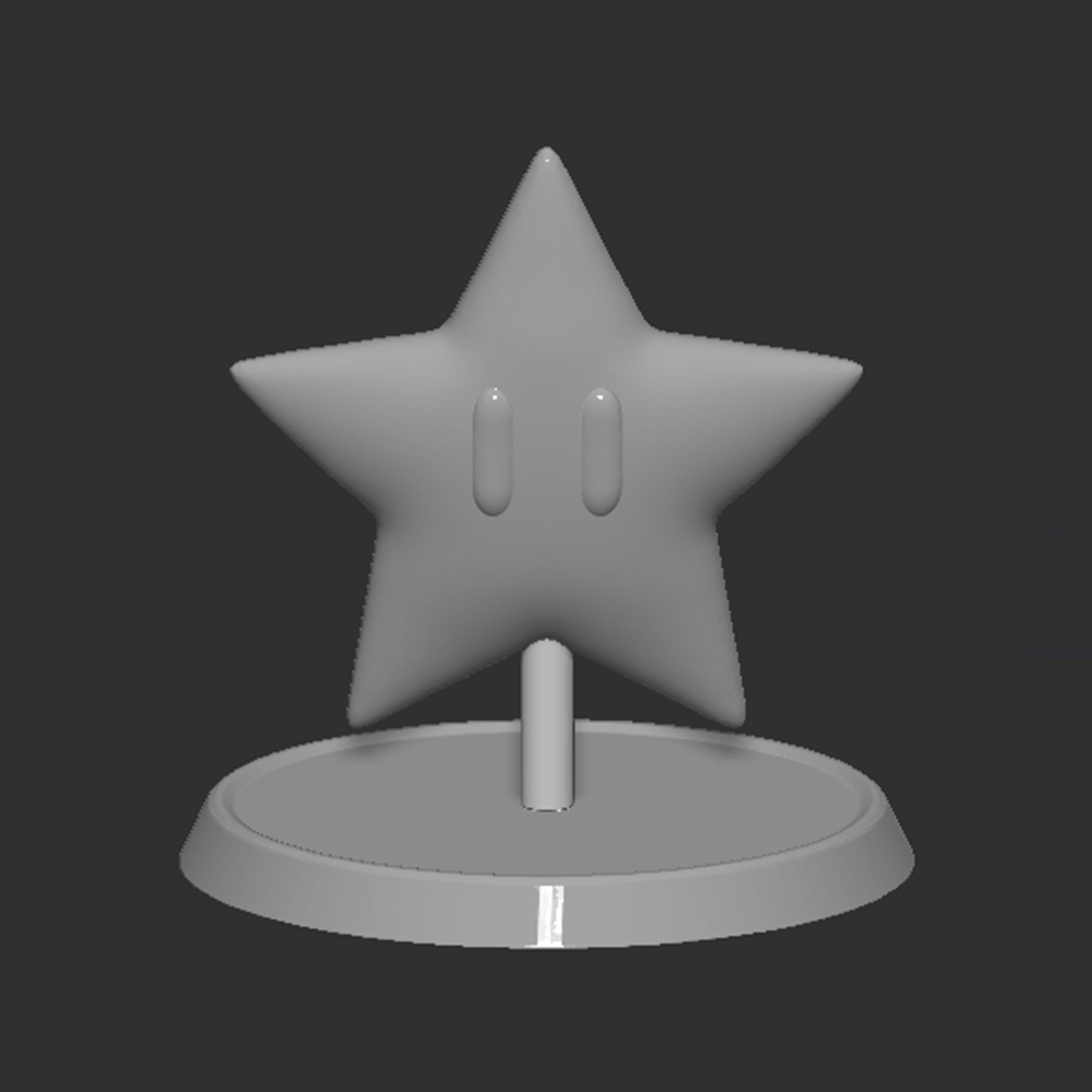 Mario Star Based 3D model 3D printable | CGTrader