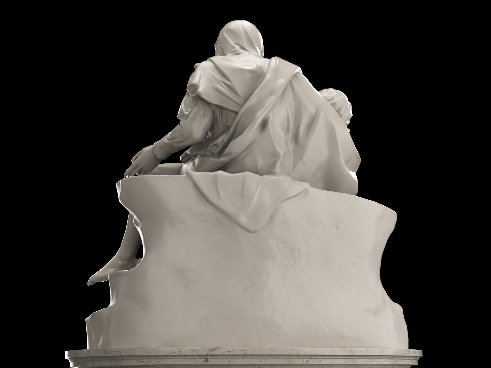3D model Pieta by Michelangelo VR / AR / low-poly | CGTrader